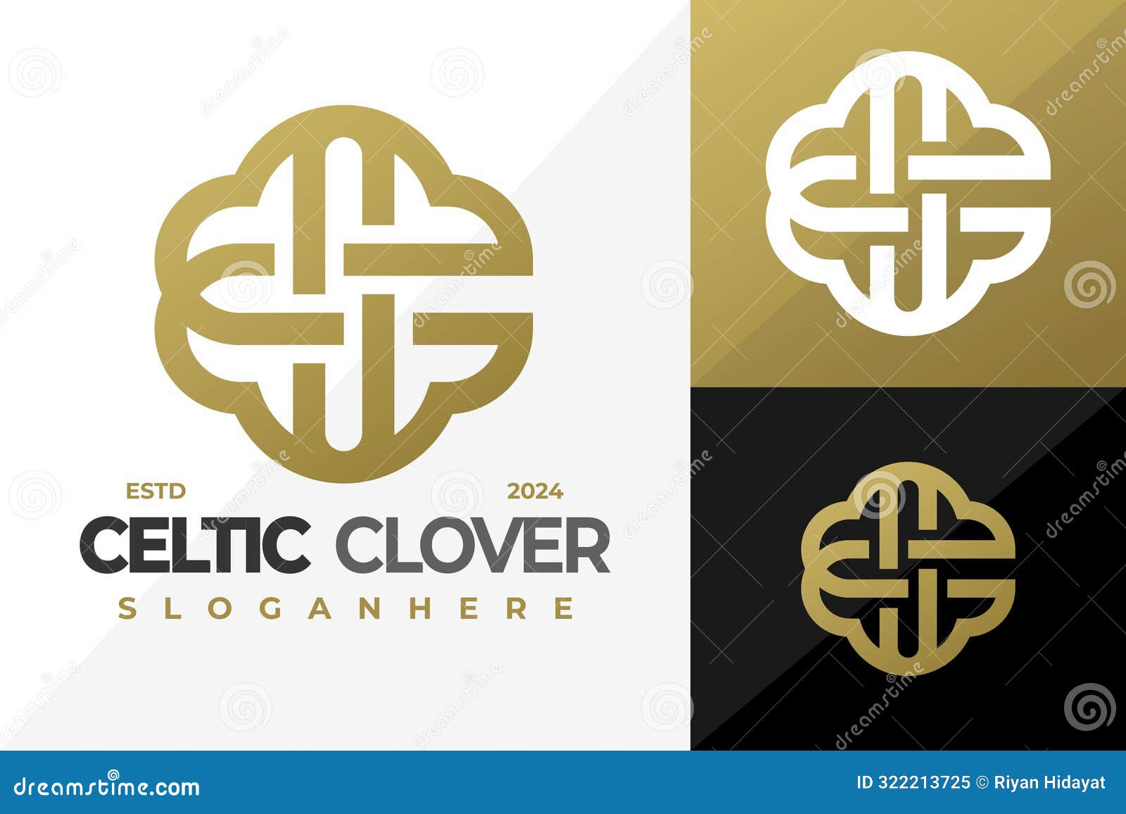 Celtic Clover Cartoon Vector | CartoonDealer.com #39807847