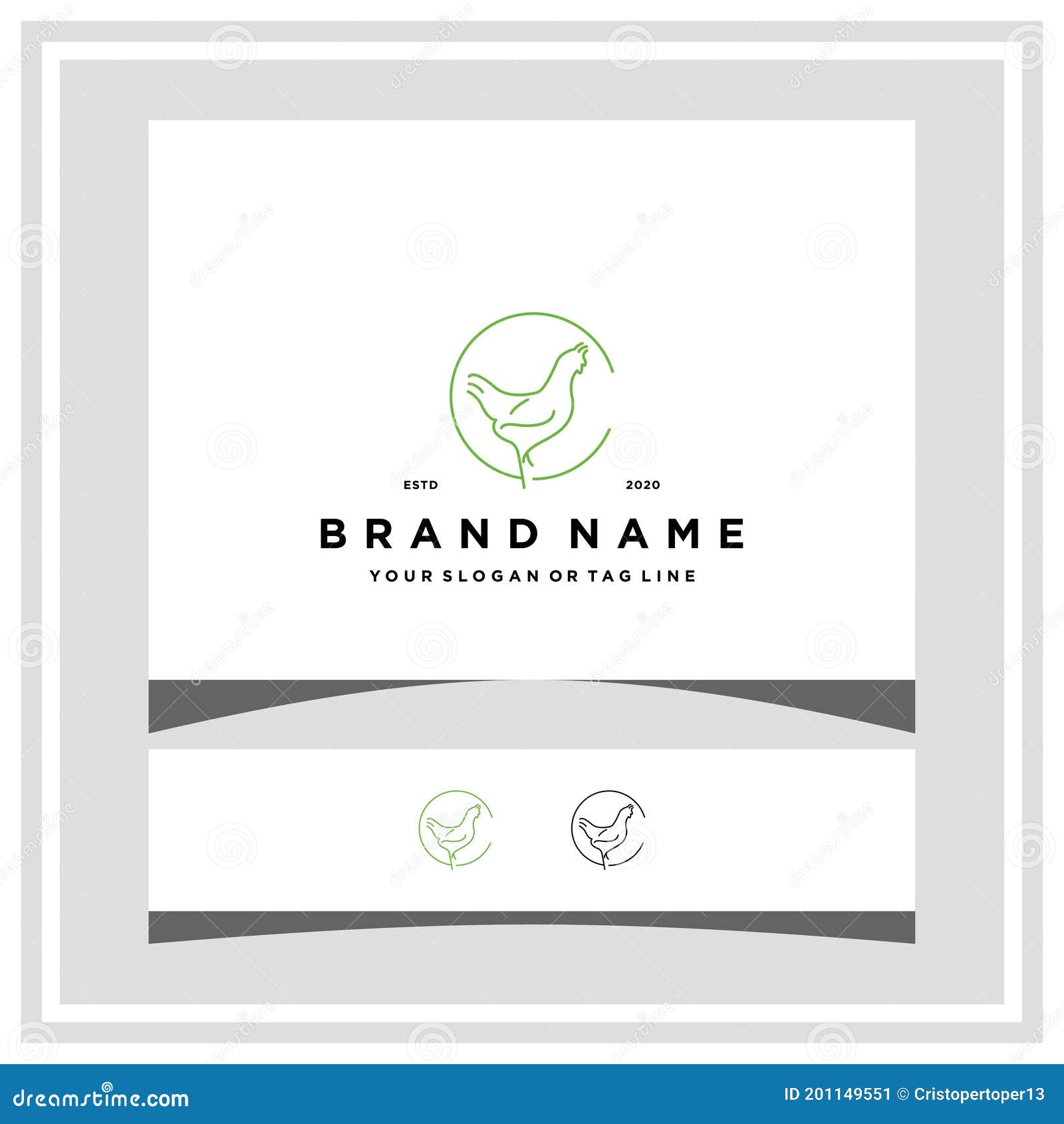 Letter C Chicken Logo Design Concept Vector Stock Vector - Illustration ...