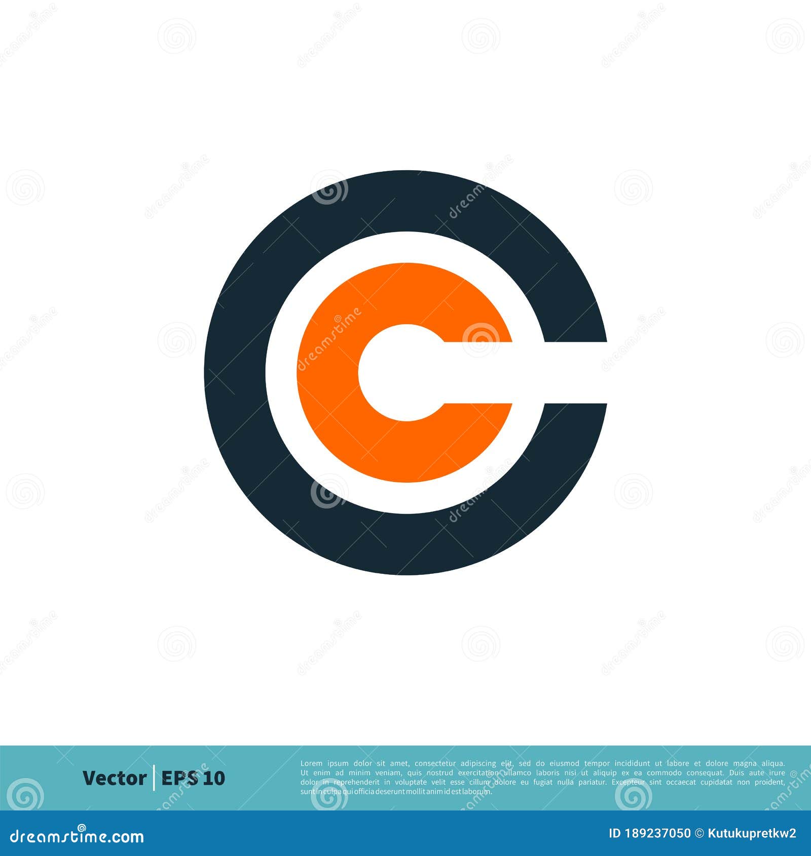 Letter C Circle Icon Vector Logo Template Illustration Design. Vector ...