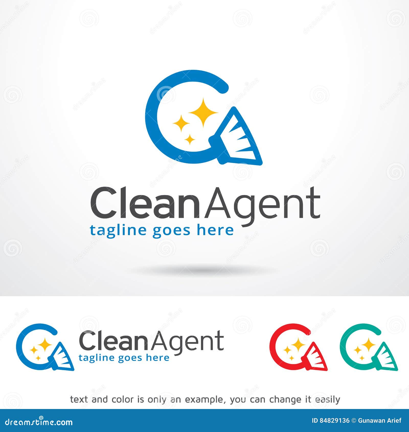 Letter C Clean Logo Template Design Vector Stock Vector - Illustration ...