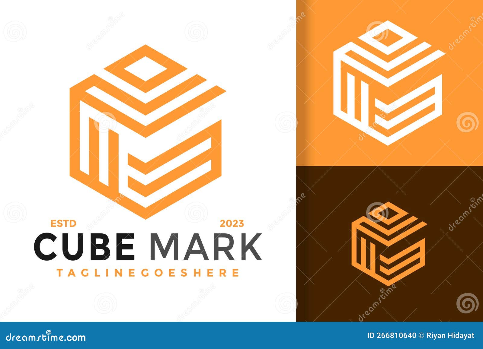 Letter C Cube Box Logo Logos Design Element Stock Vector Illustration ...