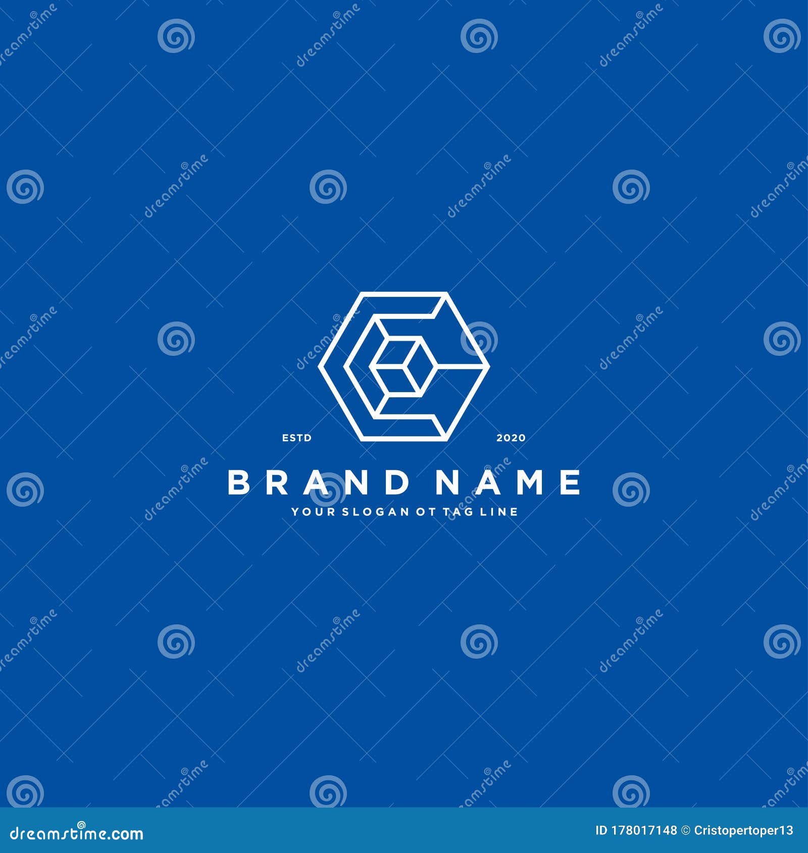 Letter C Cube Logo Design Vector Stock Vector - Illustration of ...