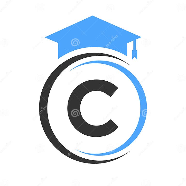 Letter C Education Logo Template. Education Logotype Concept with ...