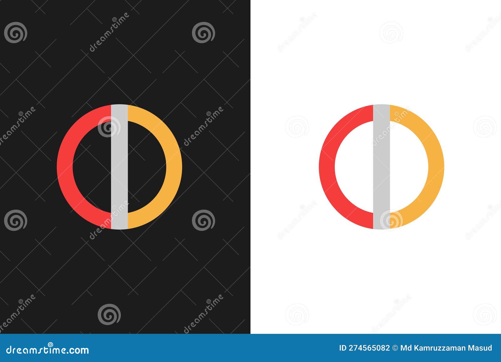 Letter C, I, and D Combine Unique Logo Vector Illustration Stock Vector ...