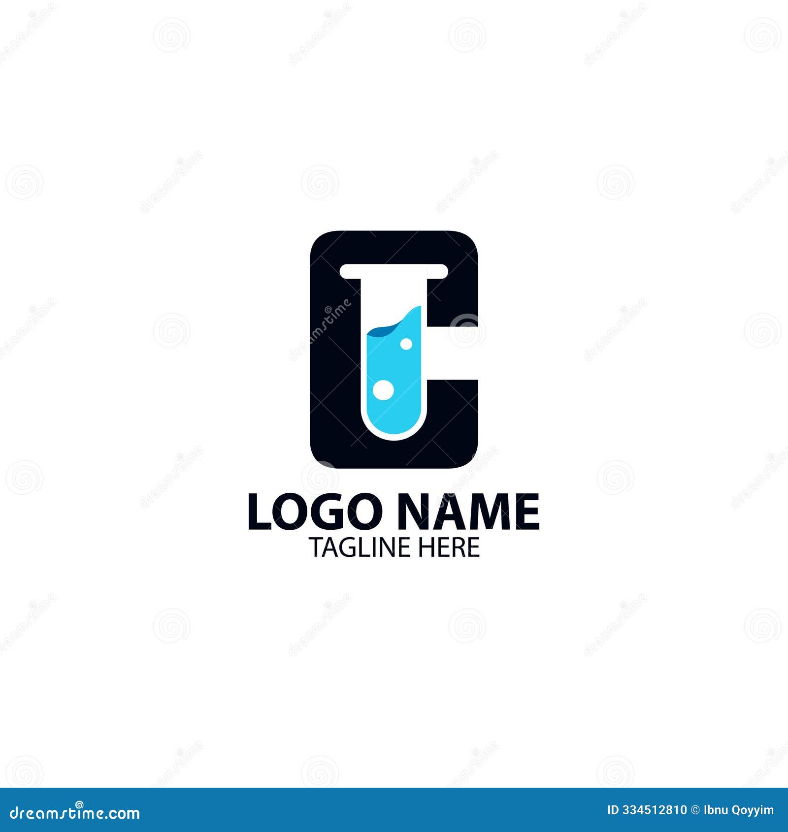 Letter C Laboratory Logo Design Vector Stock Vector - Illustration of ...