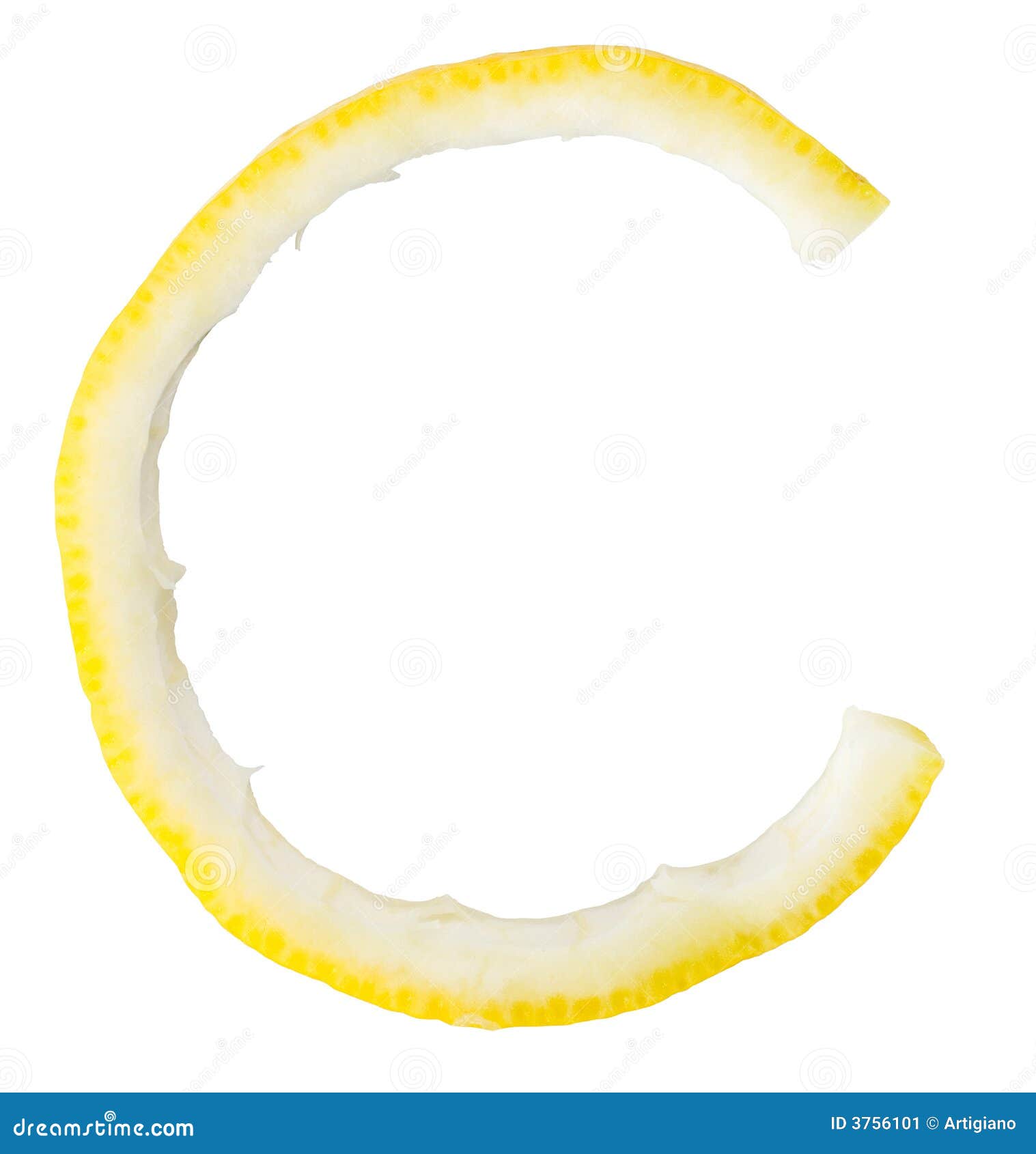 Letter C lemon stock image. Image of slice, freshness - 3756101