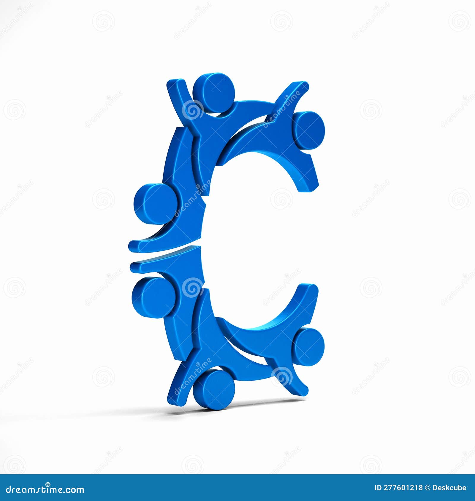 Collaboration People Join Hands Teamwork Cartoon Vector | CartoonDealer ...