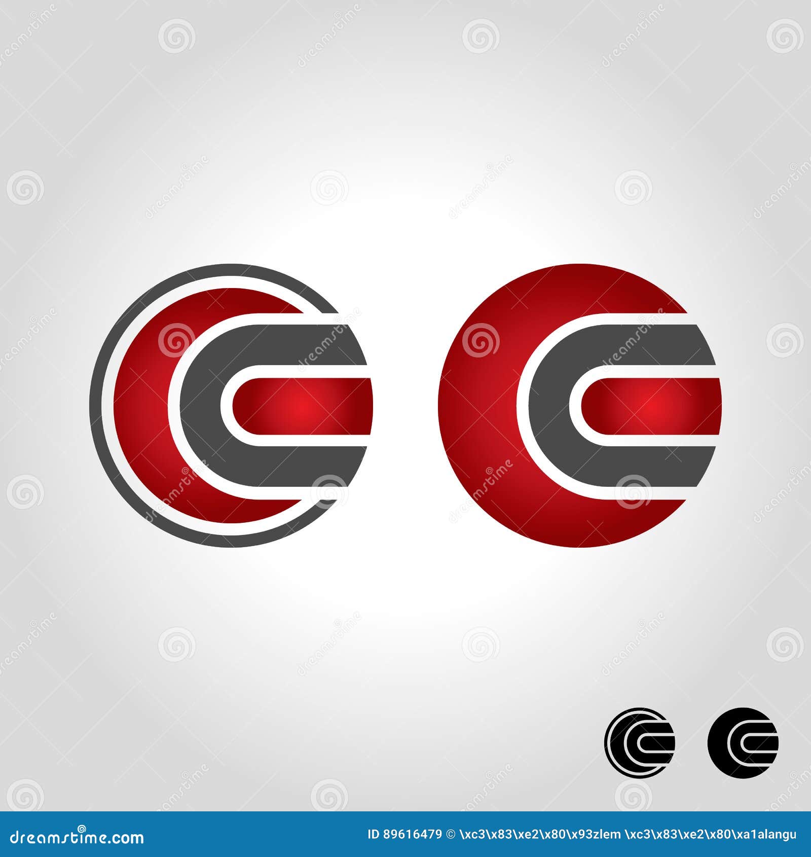 Letter C Logo, Icon and Symbol Vector Illustration Stock Vector ...