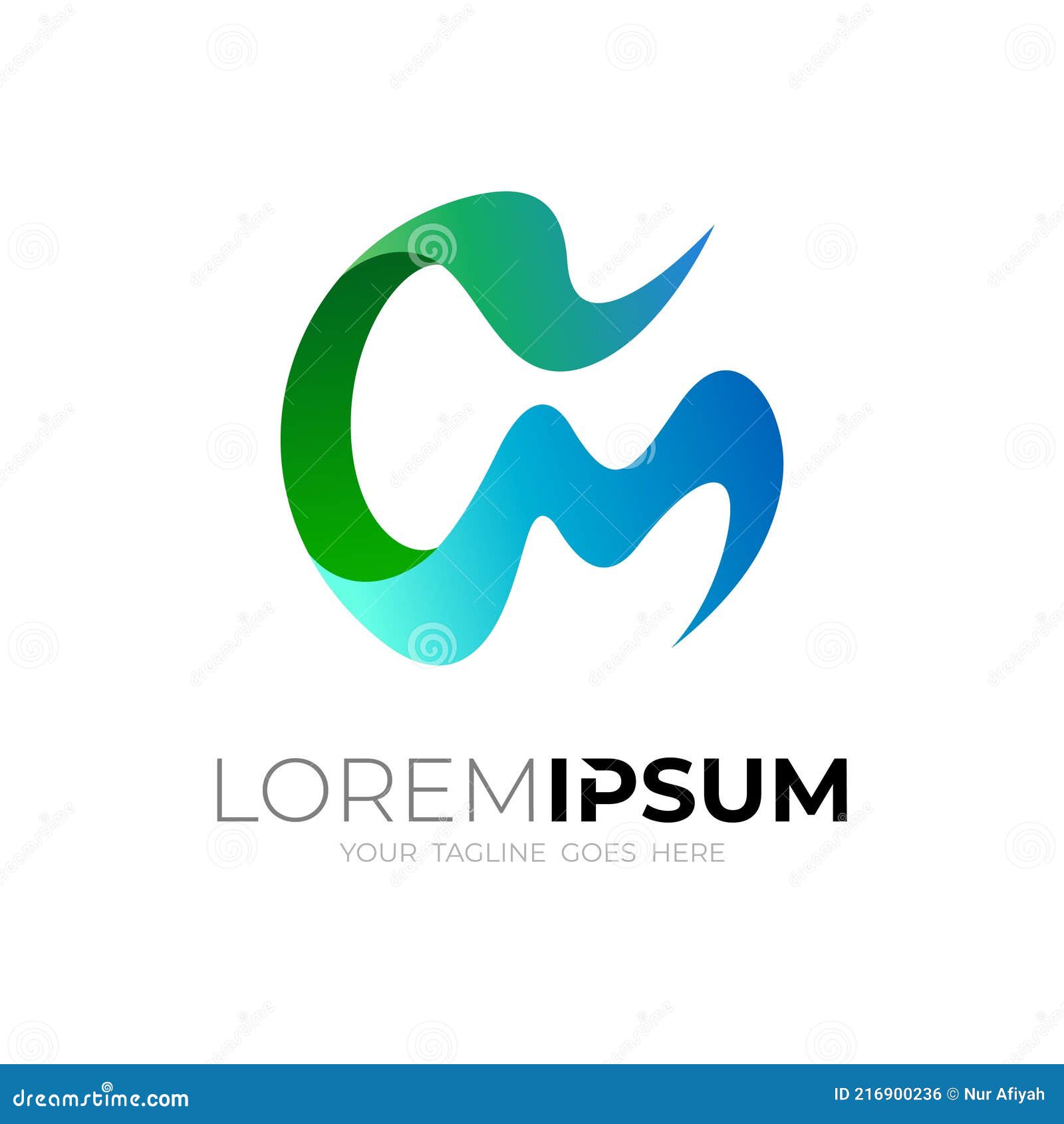 Letter C and M Logo with 3d Simple Design Template Stock Vector ...