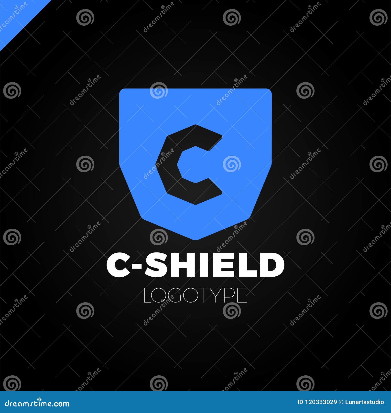 Letter C Monogram and Shield Logotype Combination. Symbolizes Re Stock ...