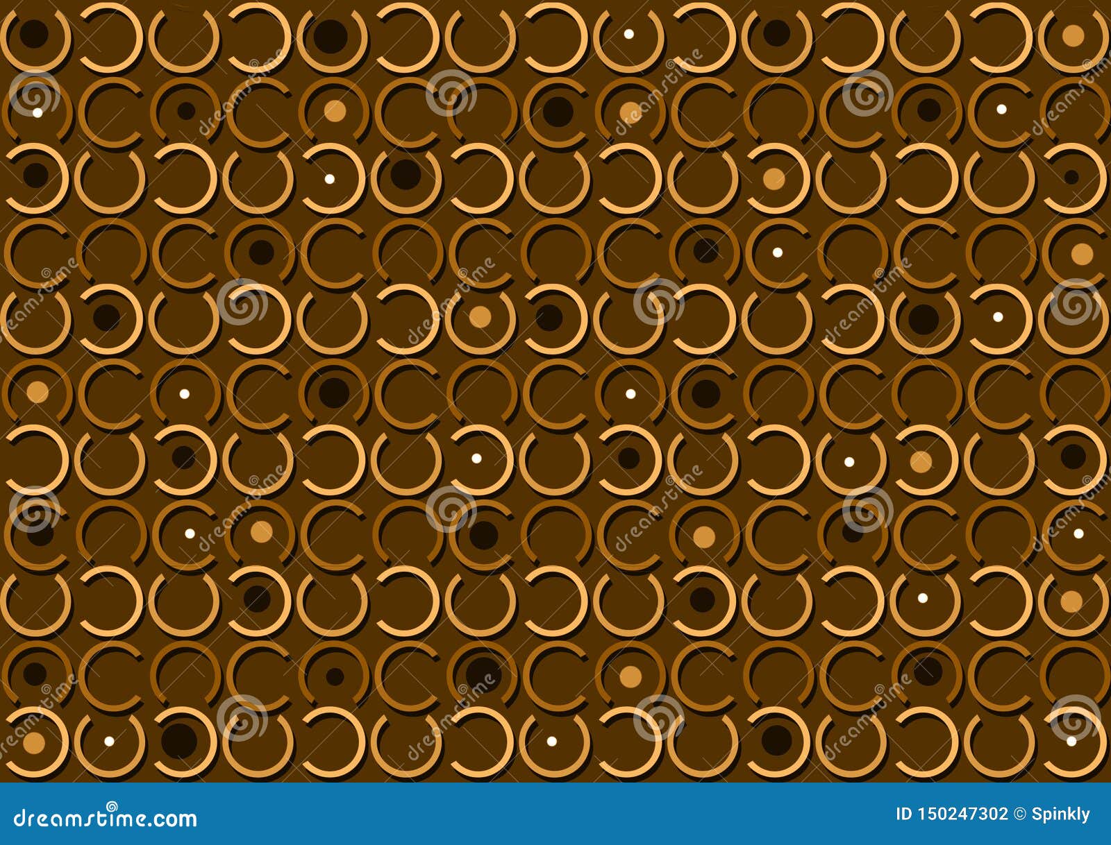 Letter C Pattern in Brown Shades Color Background Stock Illustration ...