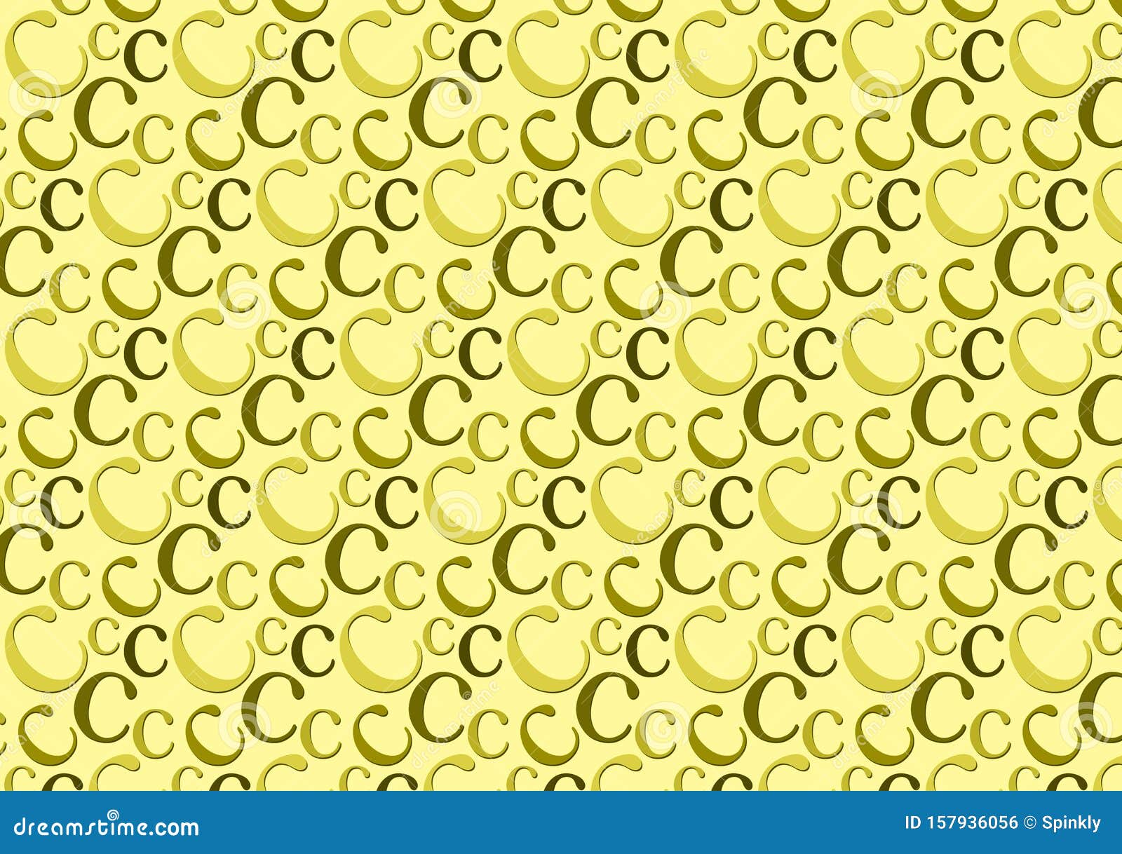 Letter C Pattern in Different Colored Green Shades Pattern Stock Photo ...