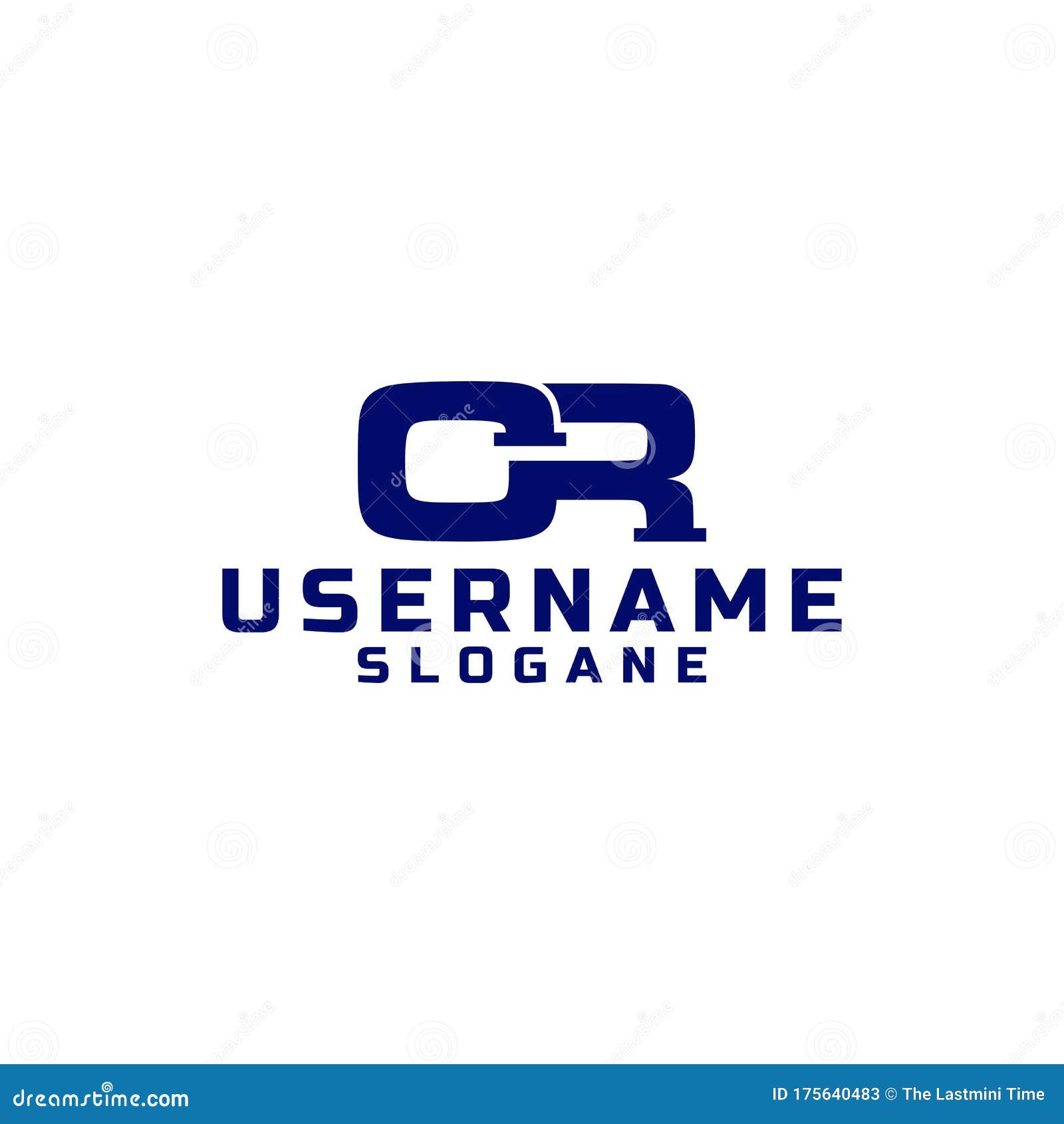 Letter C and R Initial Logo Stock Vector - Illustration of brand ...