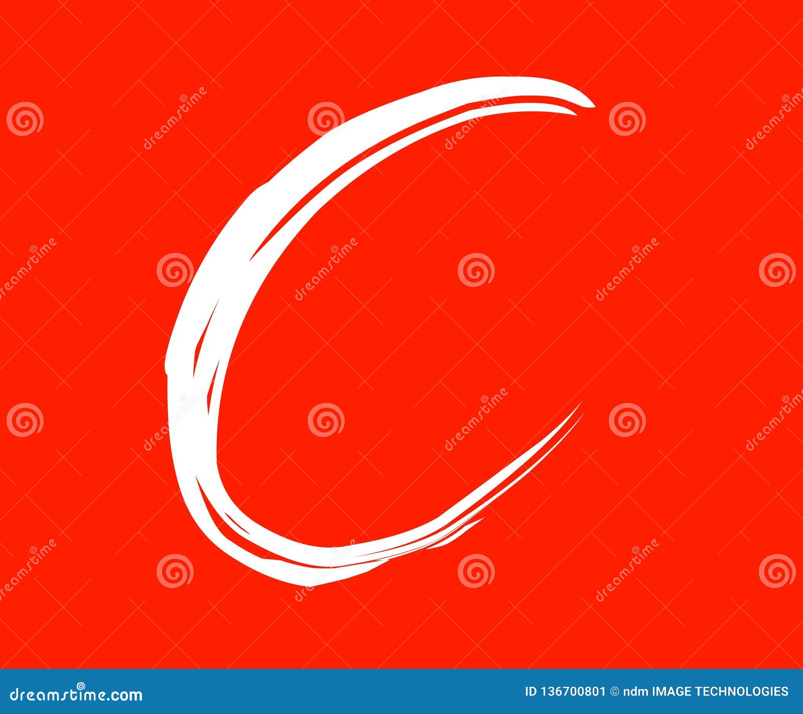 Letter C in Red Background stock illustration. Illustration of lamp ...