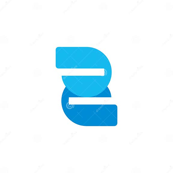 Letter 2c Simple Colorful Gradient Logo Vector Stock Vector ...