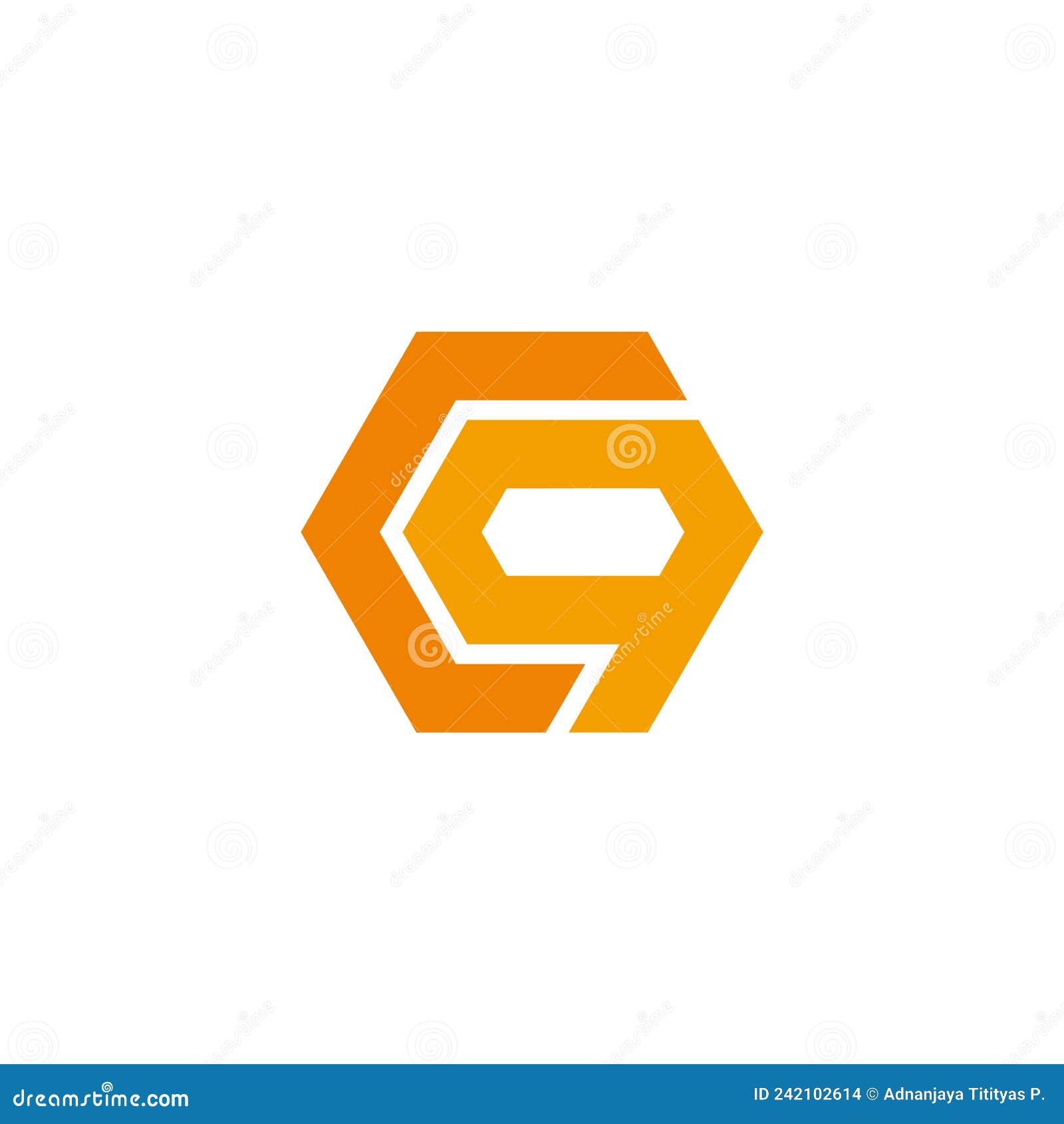 Letter C9 Simple Geometric Logo Vector Stock Vector - Illustration of ...