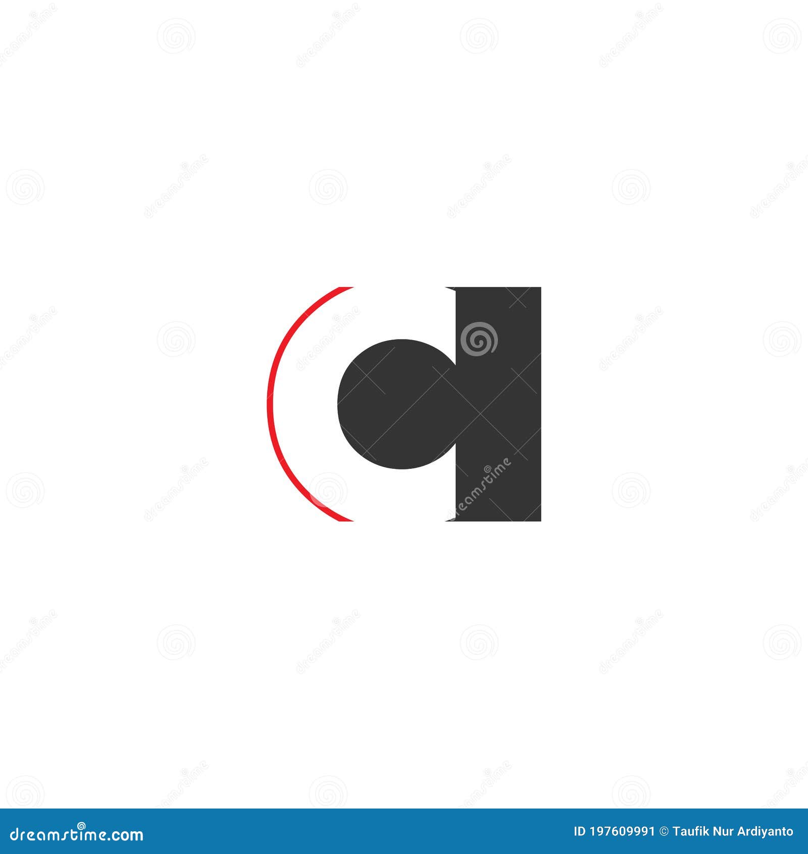 Letter C on square design stock vector. Illustration of isolated ...