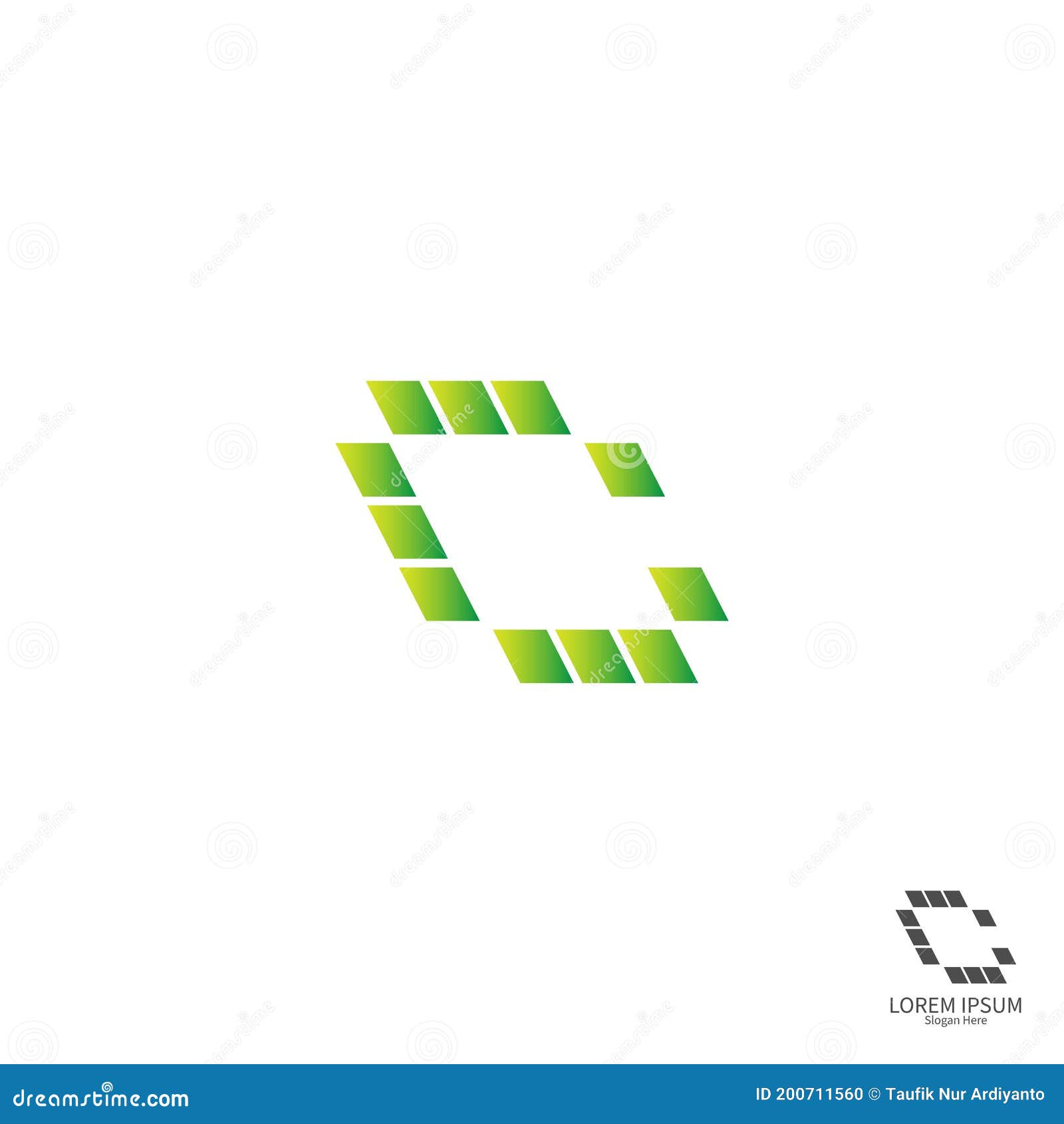 Letter C Square Logo Icon Concept Design Stock Vector - Illustration of ...