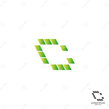 Letter C Square Logo Icon Concept Design Stock Vector - Illustration of ...