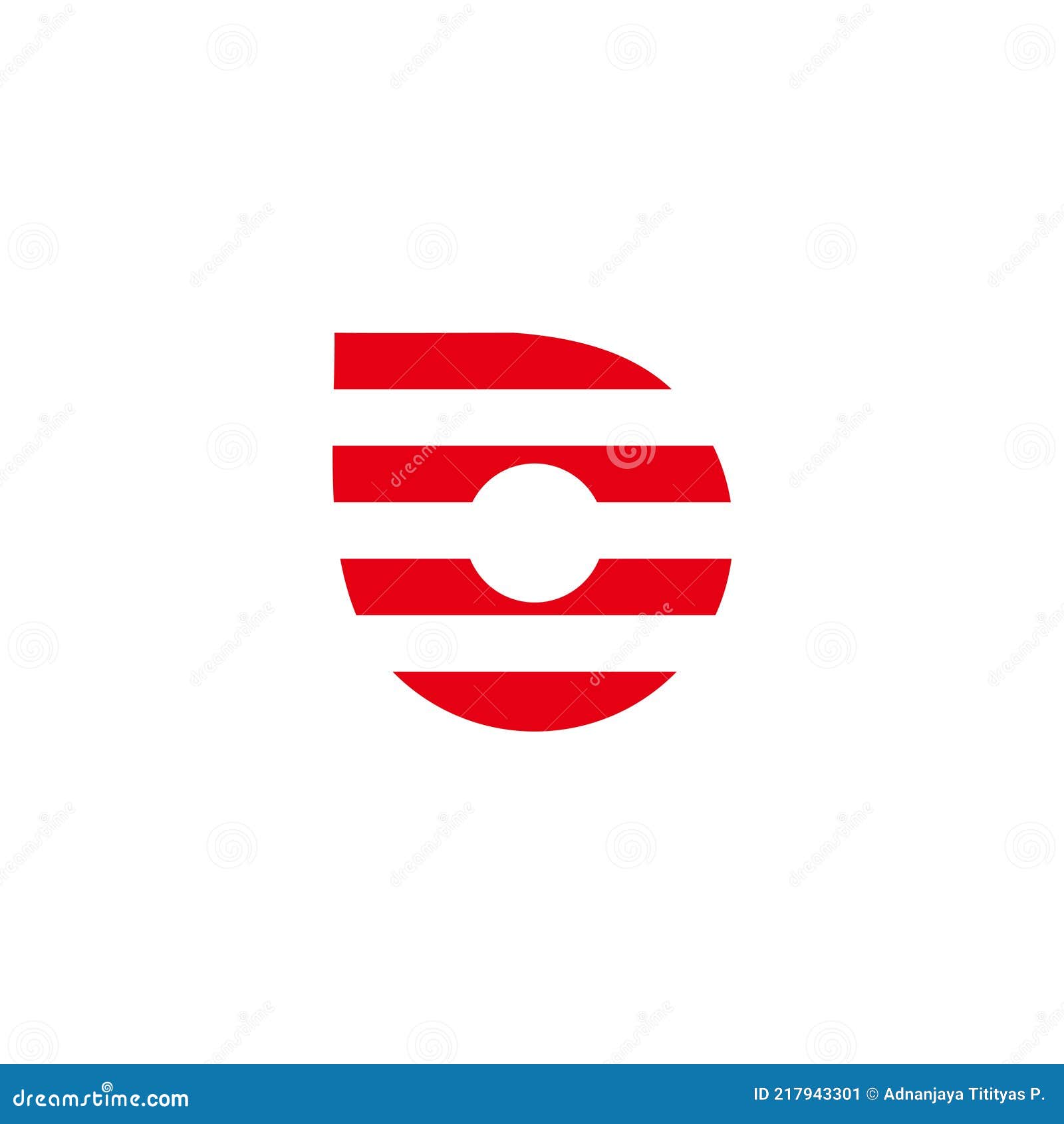 Letter C Stripes Motion Geometric Logo Vector Stock Vector ...