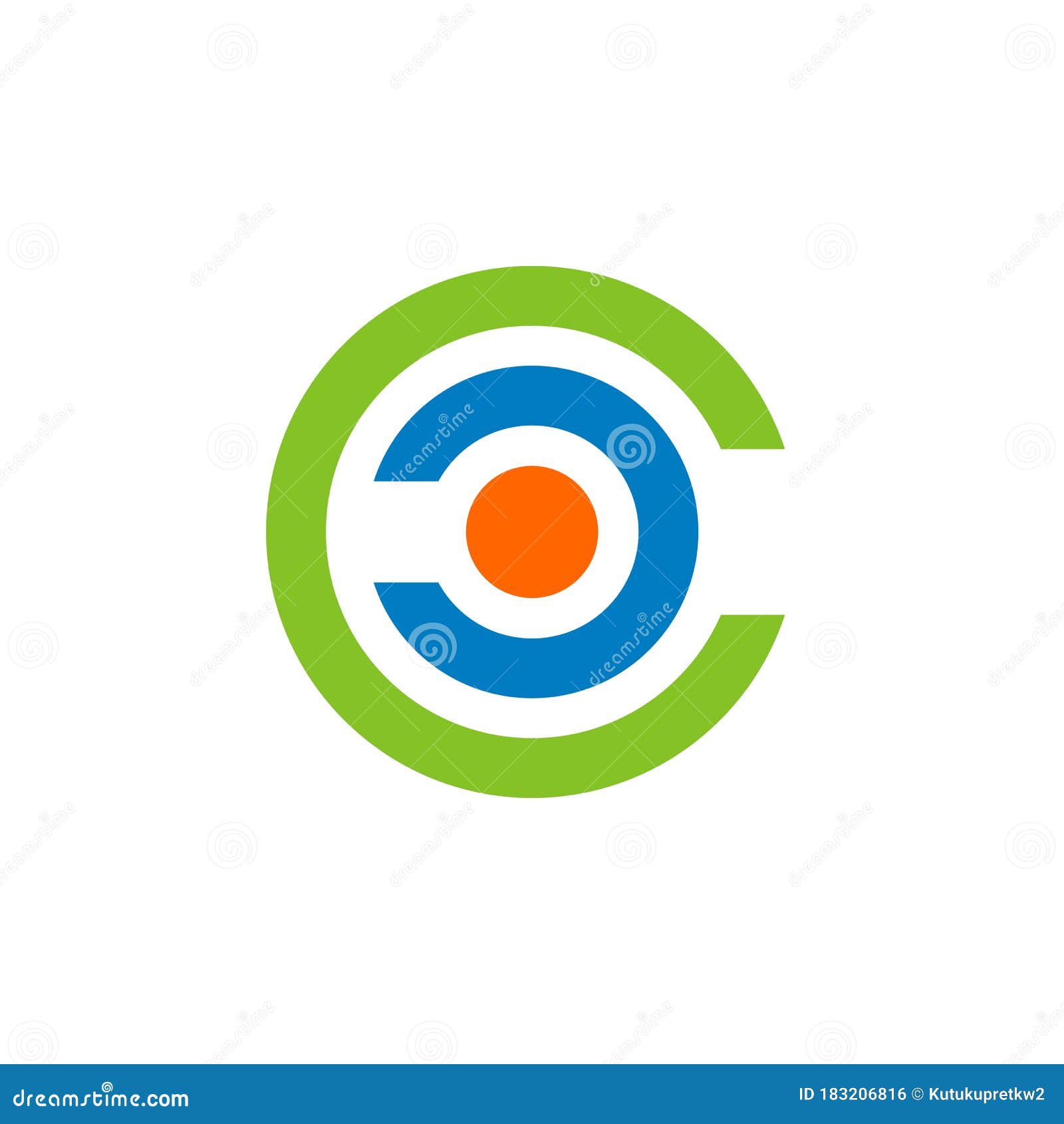 Letter C Target Logo Template Illustration Design. Vector EPS 10 Stock ...