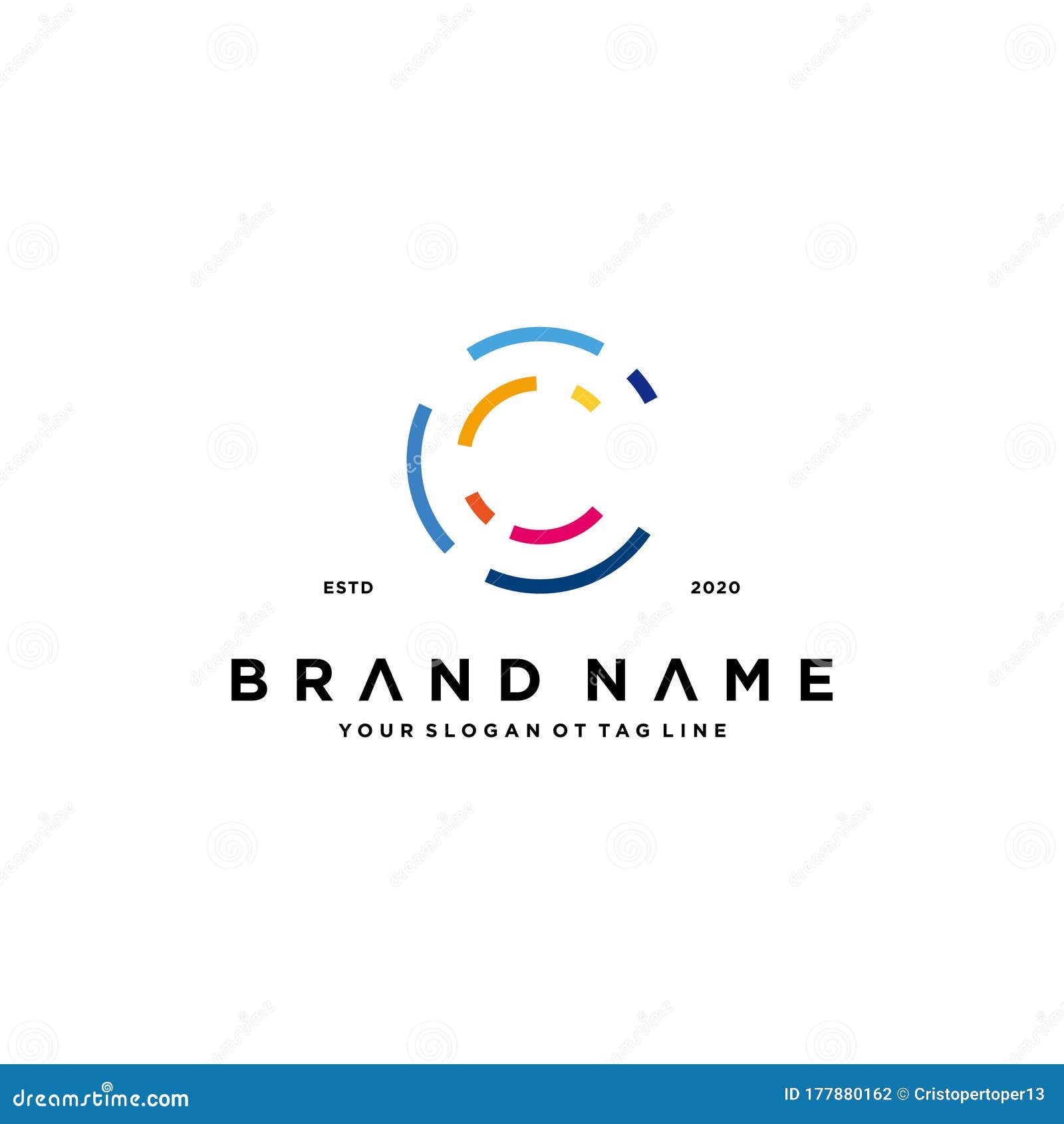 Letter C Tech Logo Design Vector Stock Vector - Illustration of ...