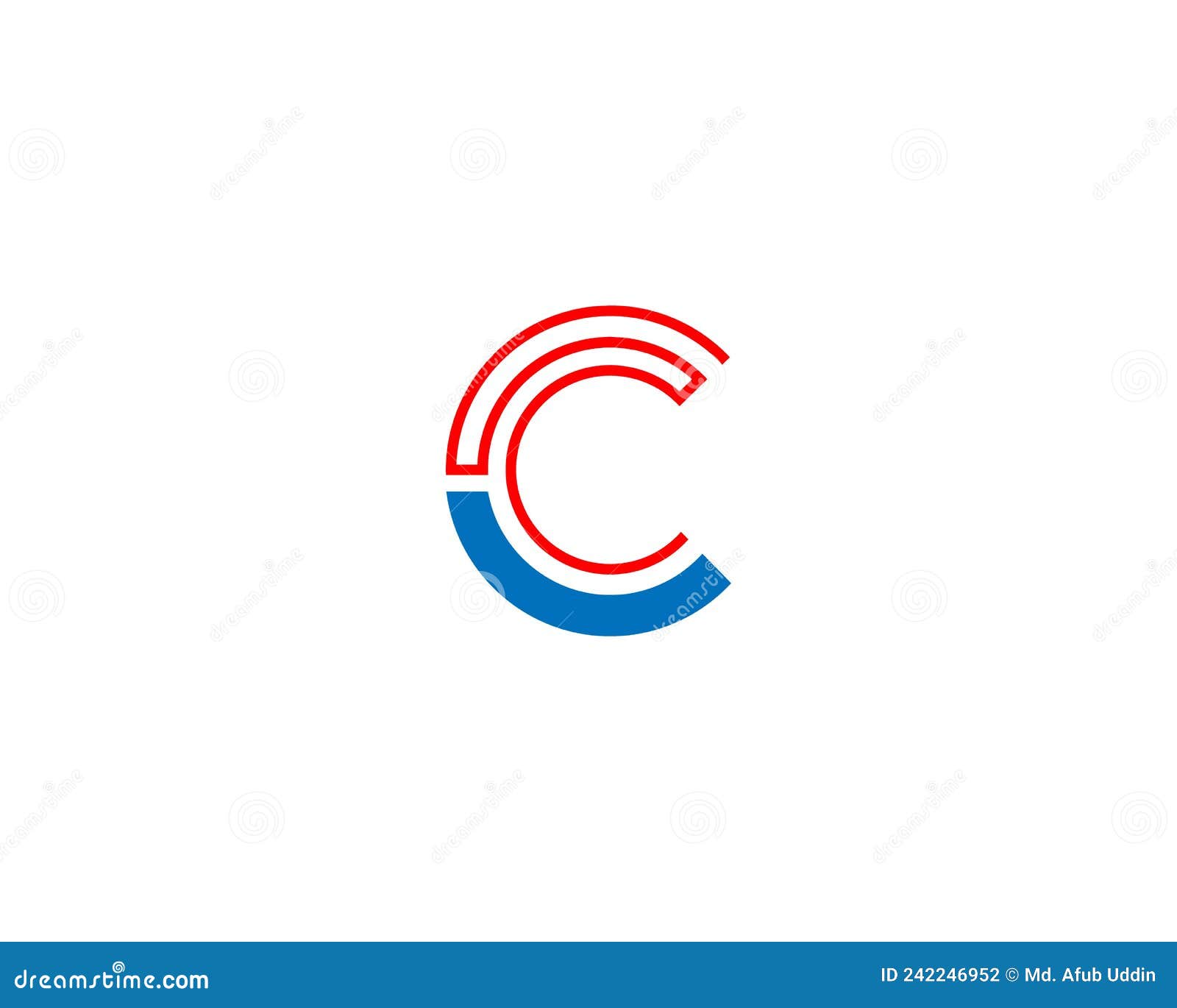 Letter C Tech Logo Icon Design Concept Vector Stock Vector ...