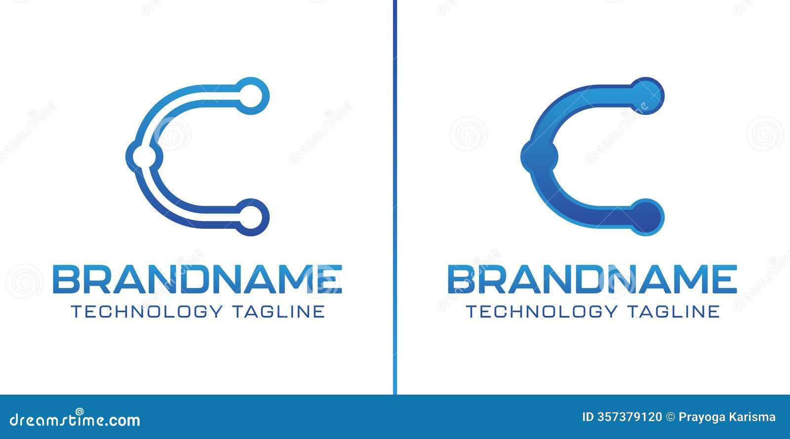 Letter C Technology Logo, Symbolize Progress, Innovation, and Digital ...