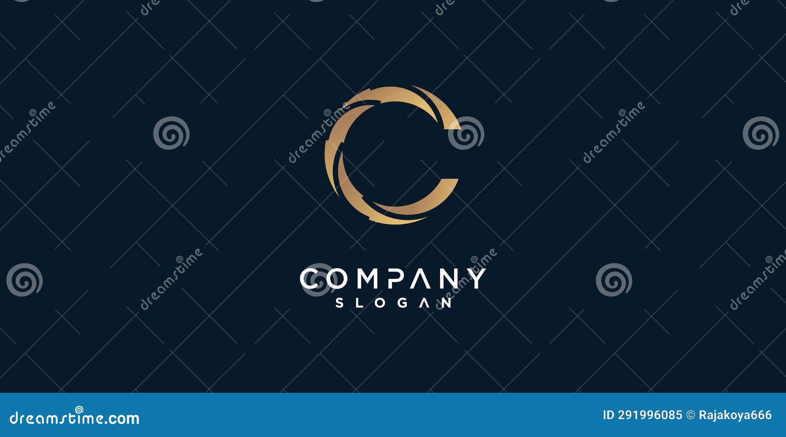Letter C Vector Icon Logo Design with Creative Unique Style Premium ...