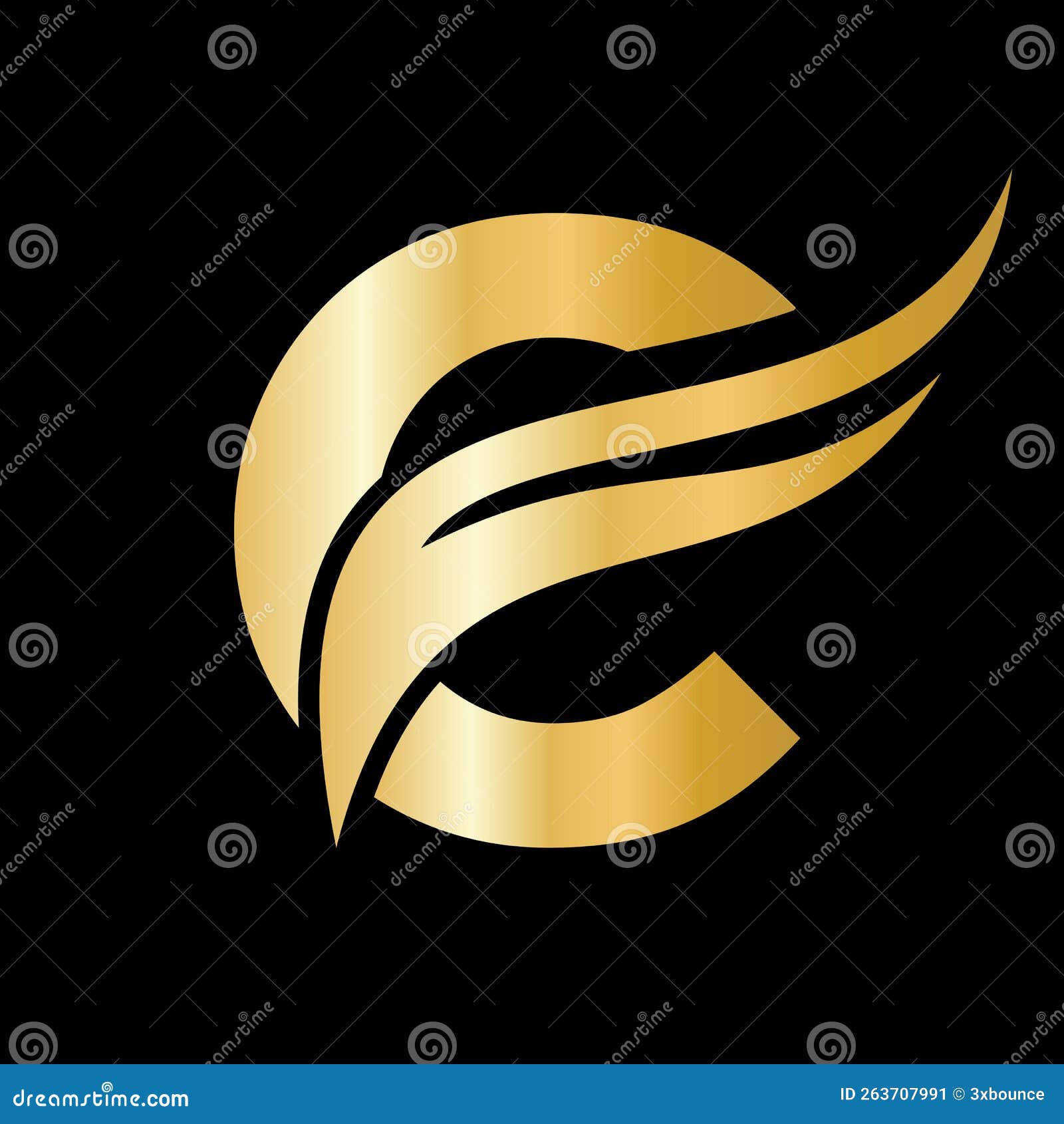 Letter C Wing Logo for Transport, Freight, Transportation Logotype ...