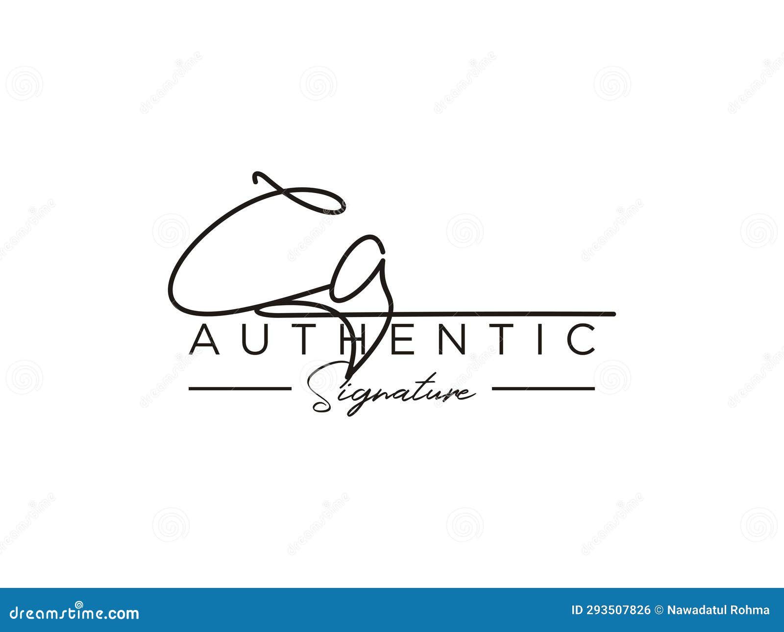 Letter CA Signature Logo Template Vector Stock Vector - Illustration of ...