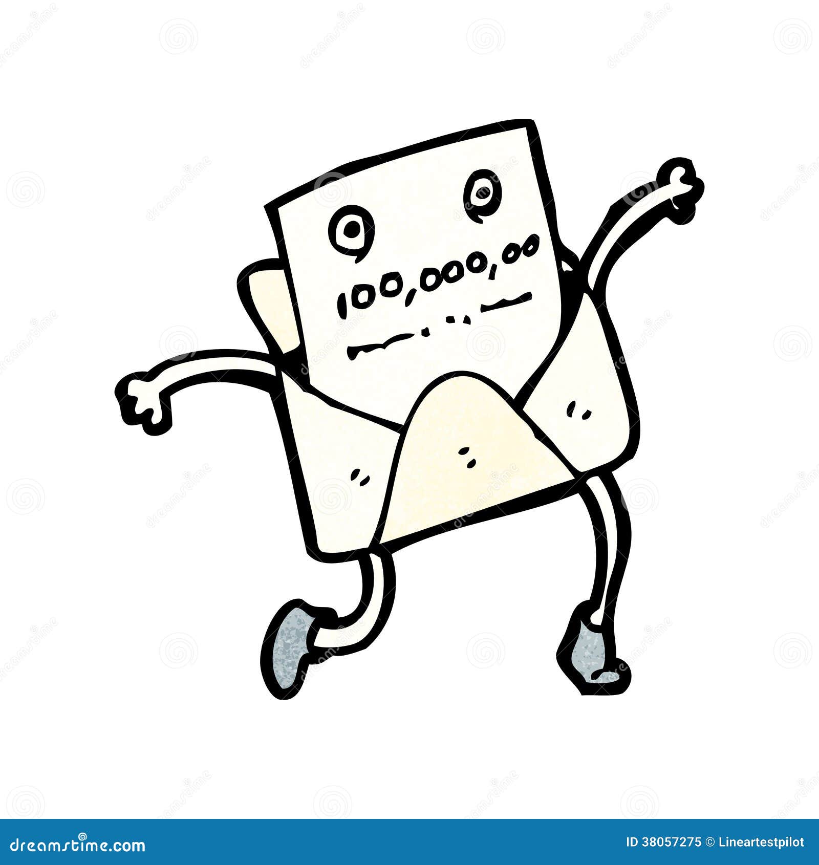 Letter cartoon character stock vector. Illustration of artwork - 38057275