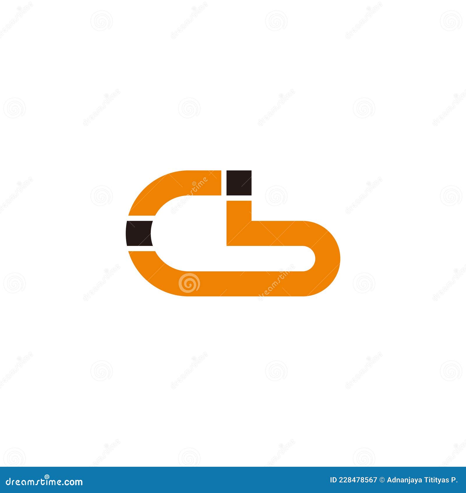 Letter Cb Geometric Infinity Line Simple Logo Vector Stock Vector ...