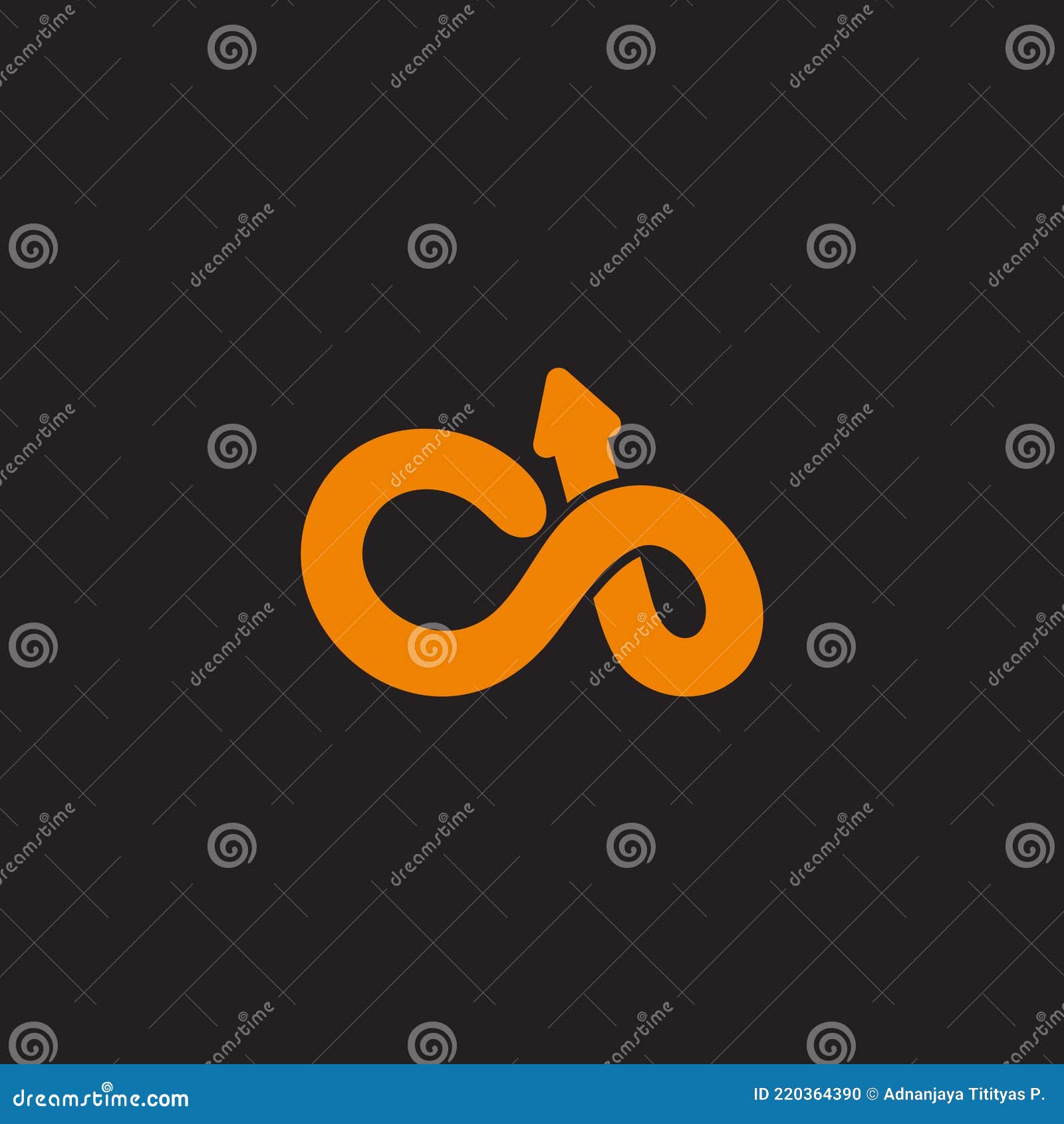 Letter Cb Motion Arrow Up Success Symbol Logo Vector Stock Vector ...