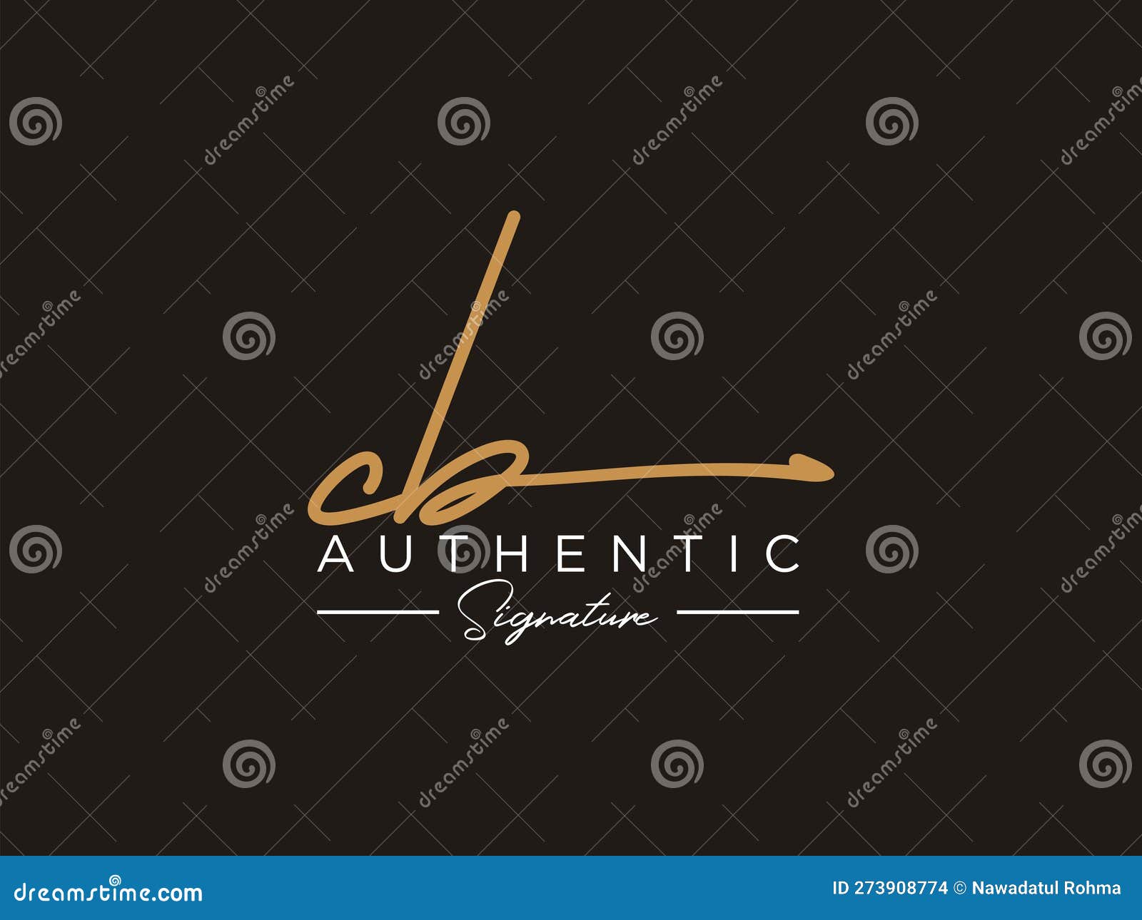 Letter CB Signature Logo Template Vector Stock Vector - Illustration of ...