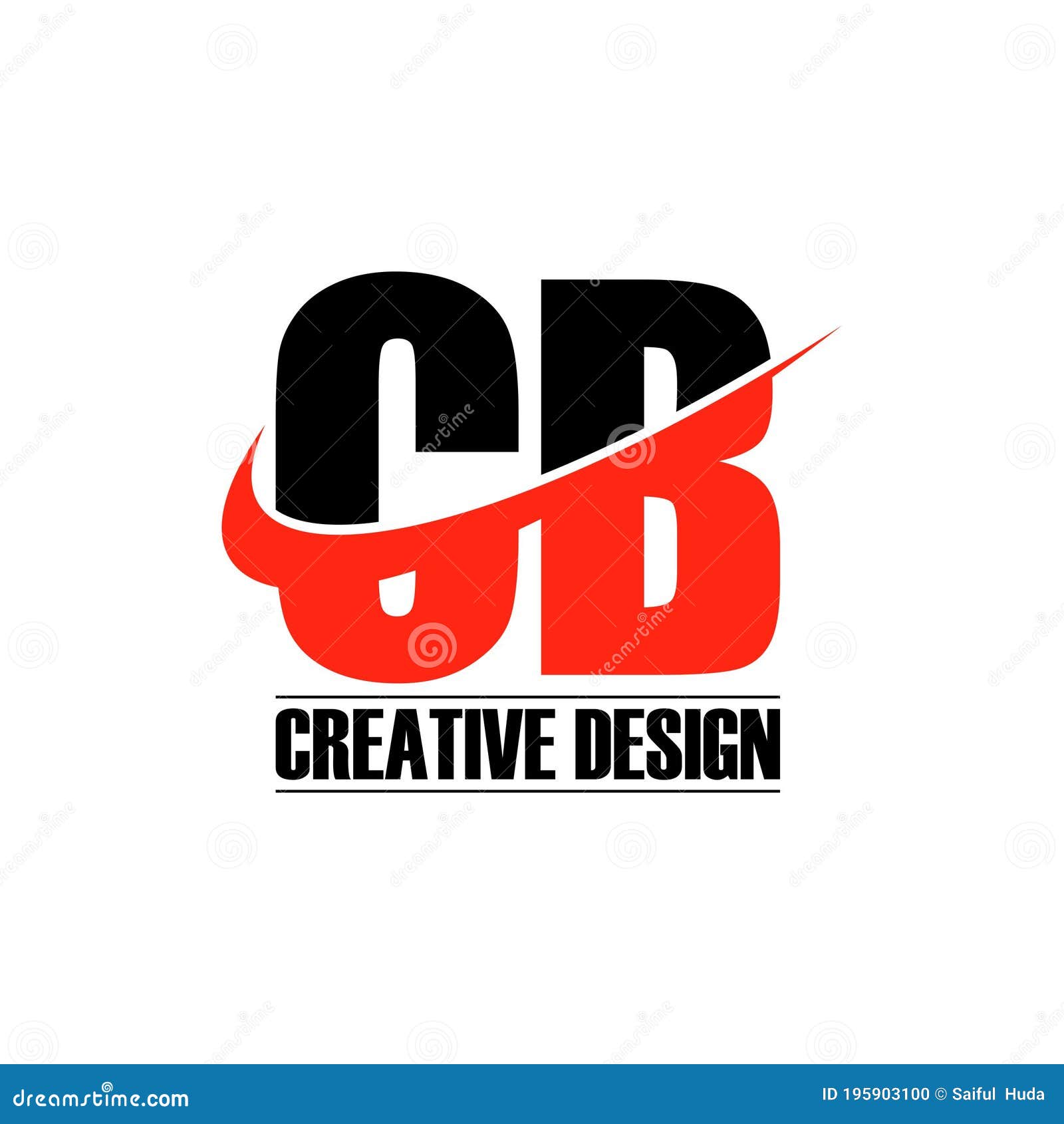 Letter CB Simple Monogram Logo Icon Design. Stock Vector - Illustration ...