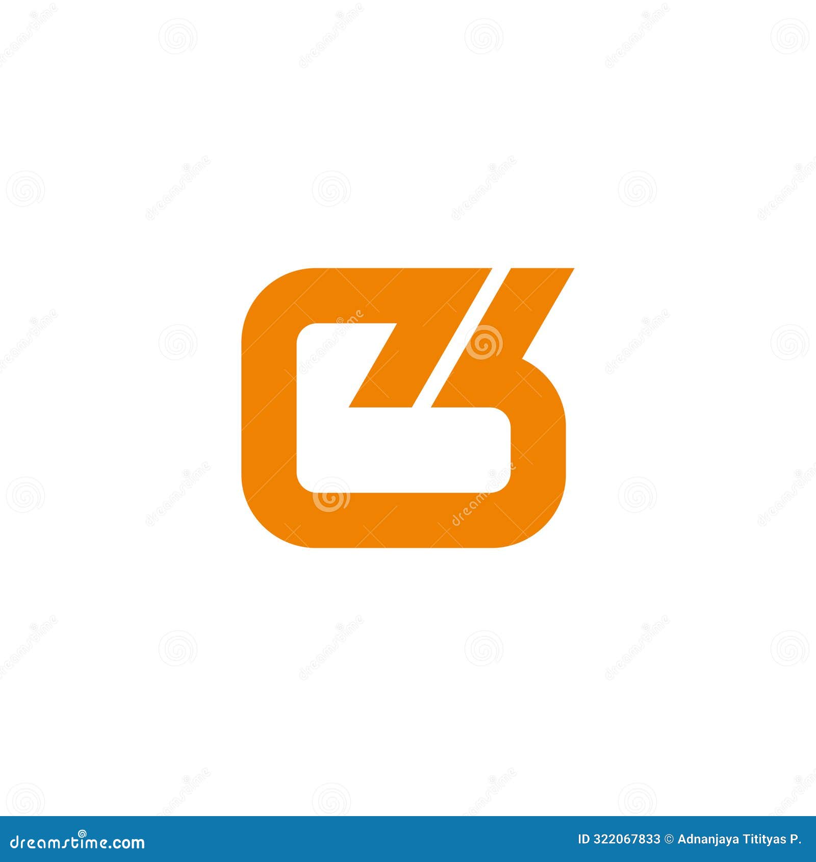 Letter Cb Square Geometric Line Logo Vector | CartoonDealer.com #322067833