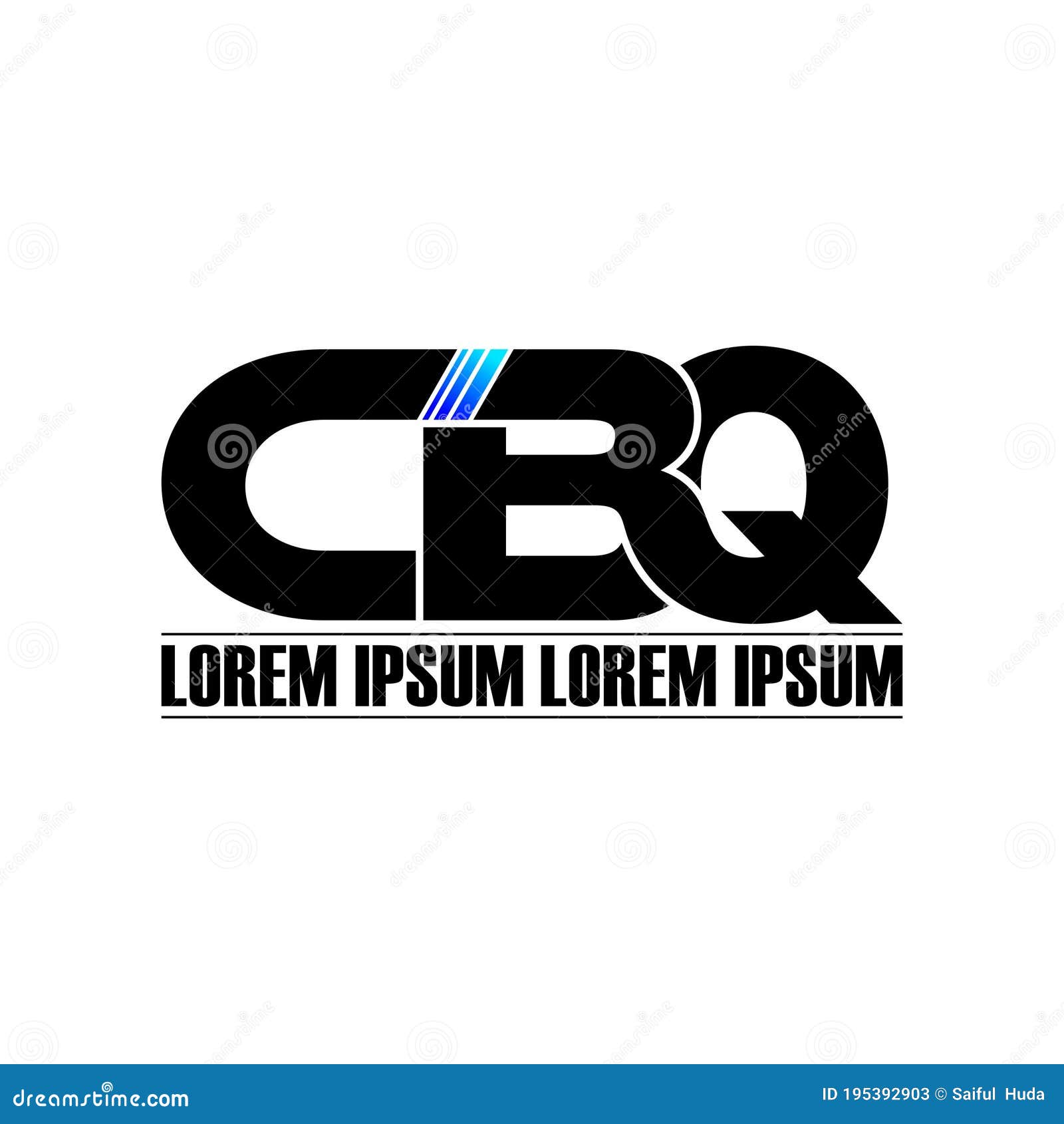 Letter CBQ Simple Monogram Logo Icon Design. Stock Vector ...