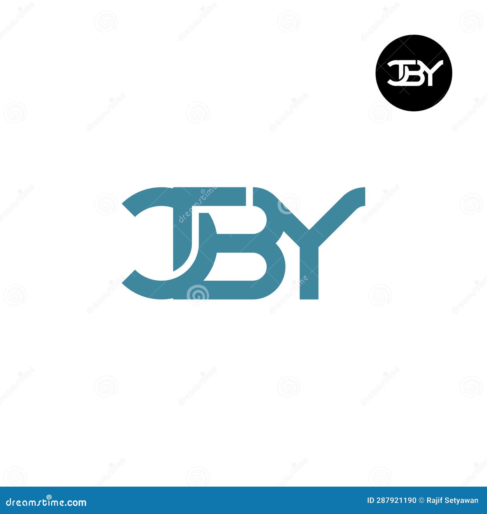 Letter CBY Monogram Logo Design Stock Vector - Illustration of designs ...