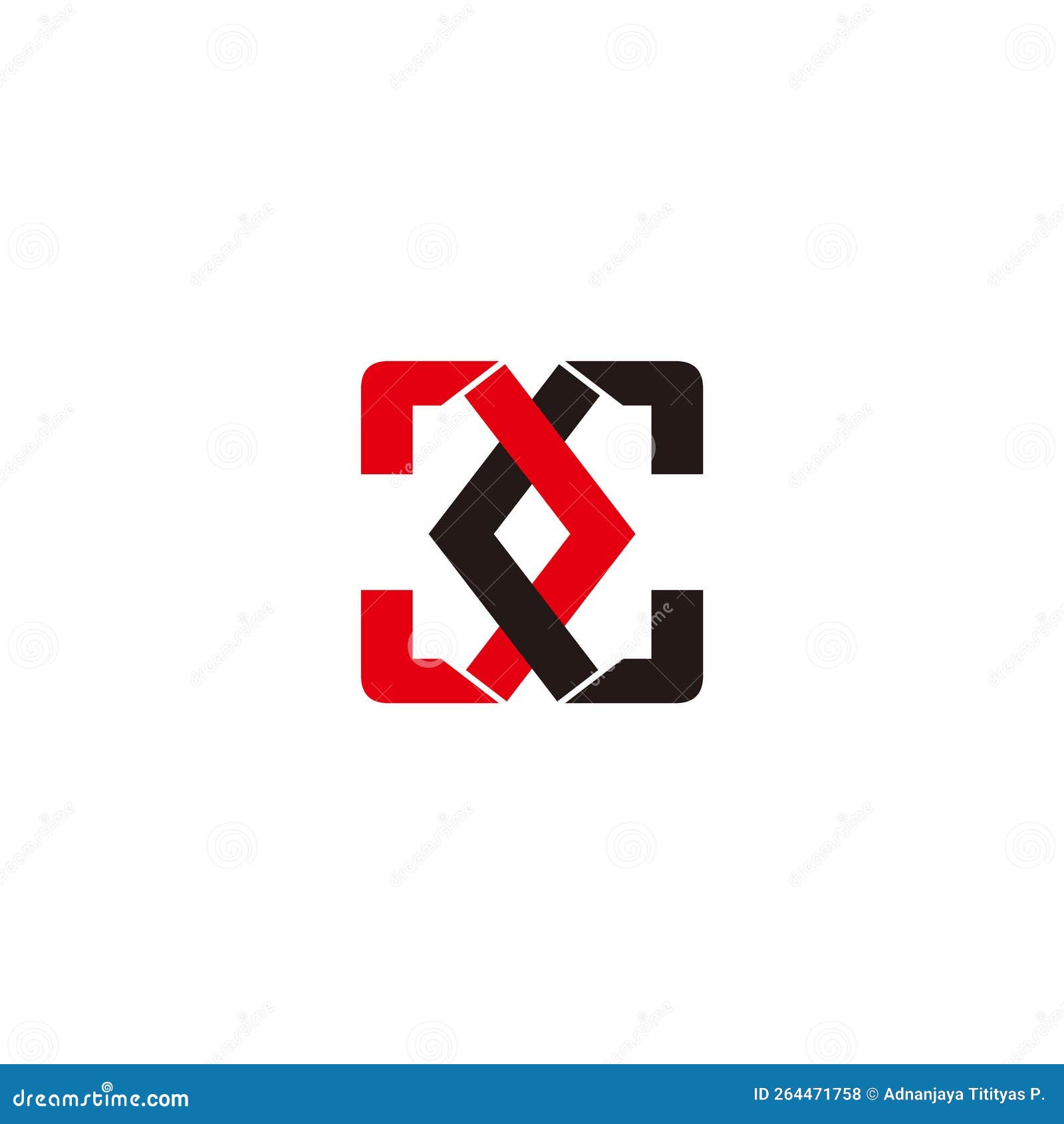 Letter Cc Linked Colorful Overlap Logo Vector Stock Vector ...