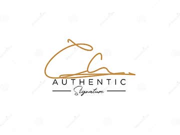 Letter CC Signature Logo Template Vector Stock Vector - Illustration of ...