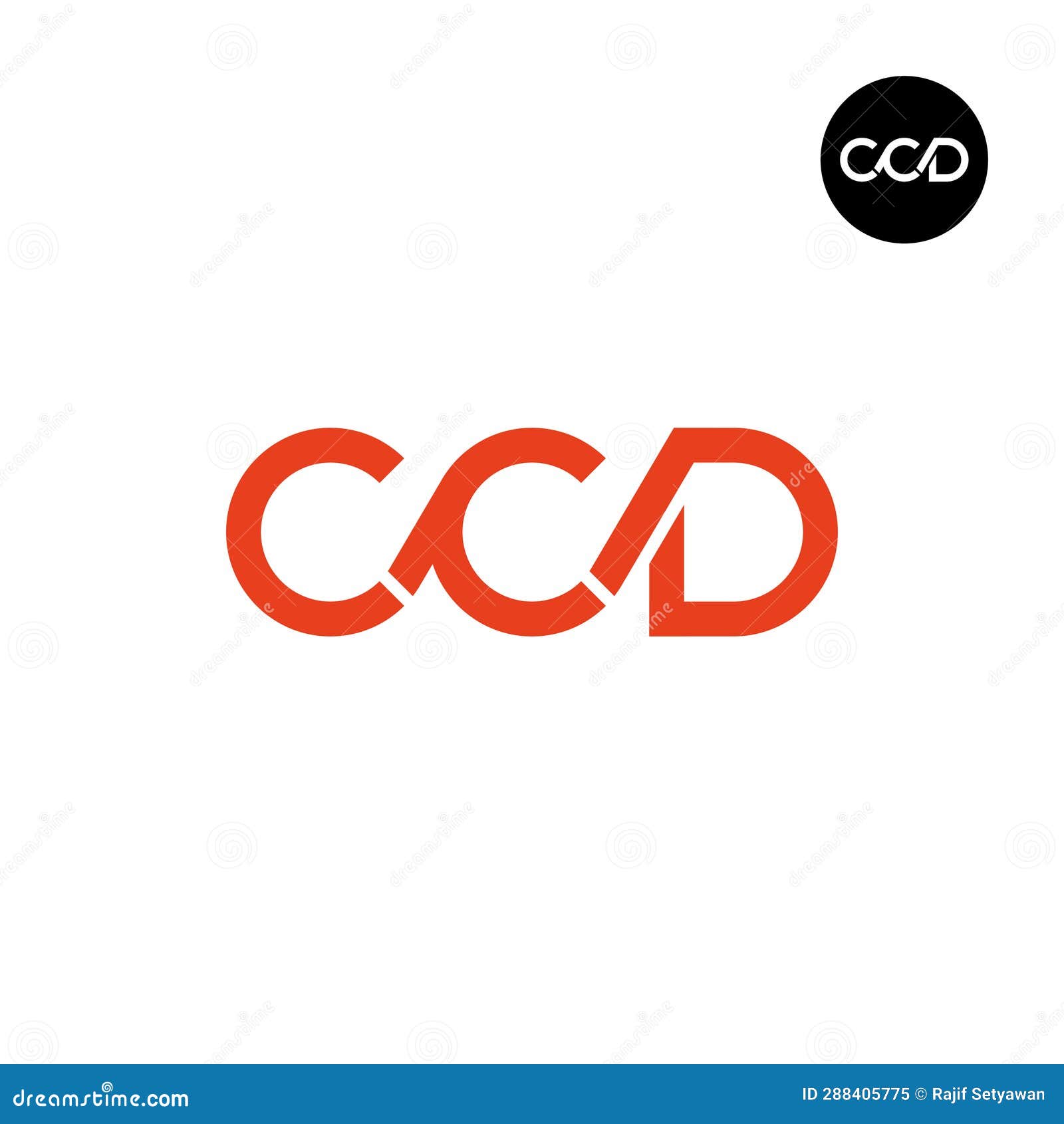 Letter CCD Monogram Logo Design Stock Vector - Illustration of letters ...