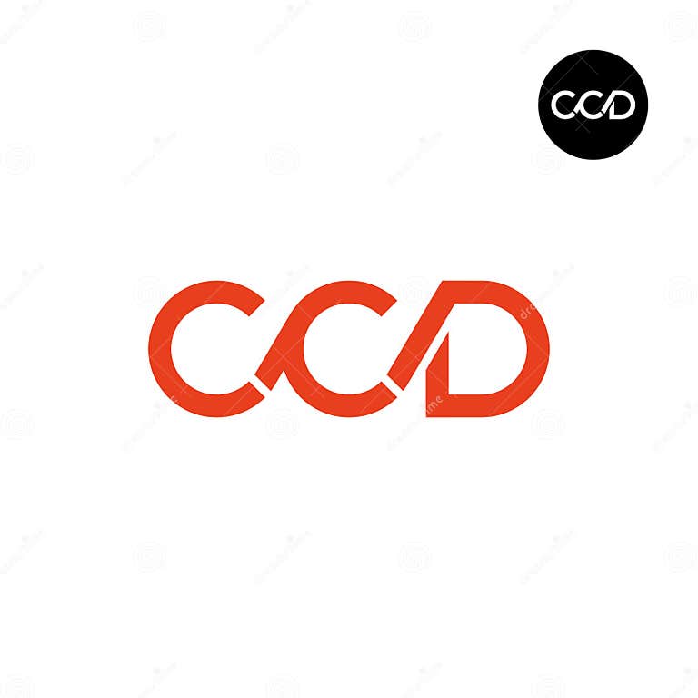 Letter CCD Monogram Logo Design Stock Illustration - Illustration of ...