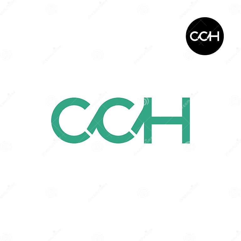 Letter CCH Monogram Logo Design Stock Illustration - Illustration of ...