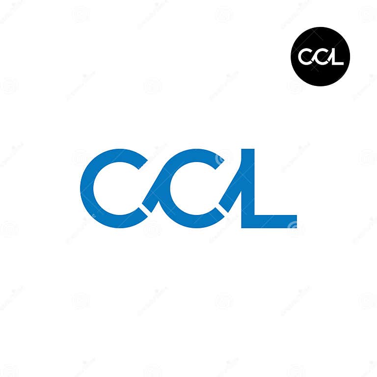 Letter CCL Monogram Logo Design Stock Illustration - Illustration of ...
