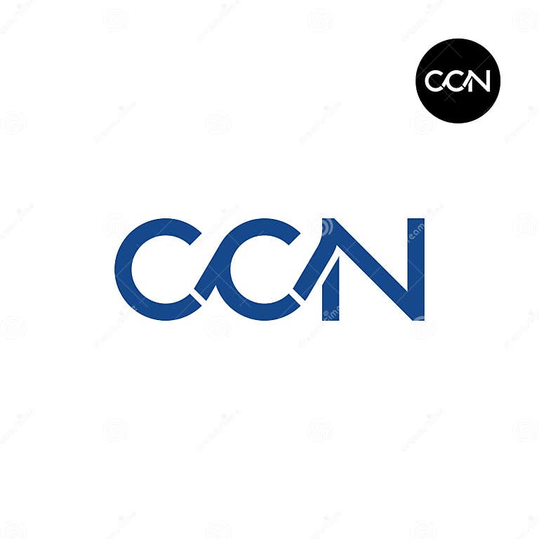 Letter CCN Monogram Logo Design Stock Vector - Illustration of brand ...
