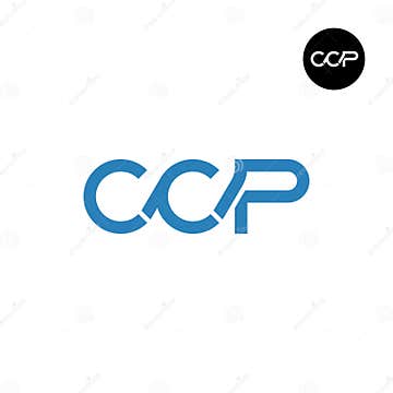 Letter CCP Monogram Logo Design Stock Vector - Illustration of brands ...