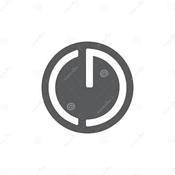 Letter Cd Power Button Logo Vector Stock Vector - Illustration of ...