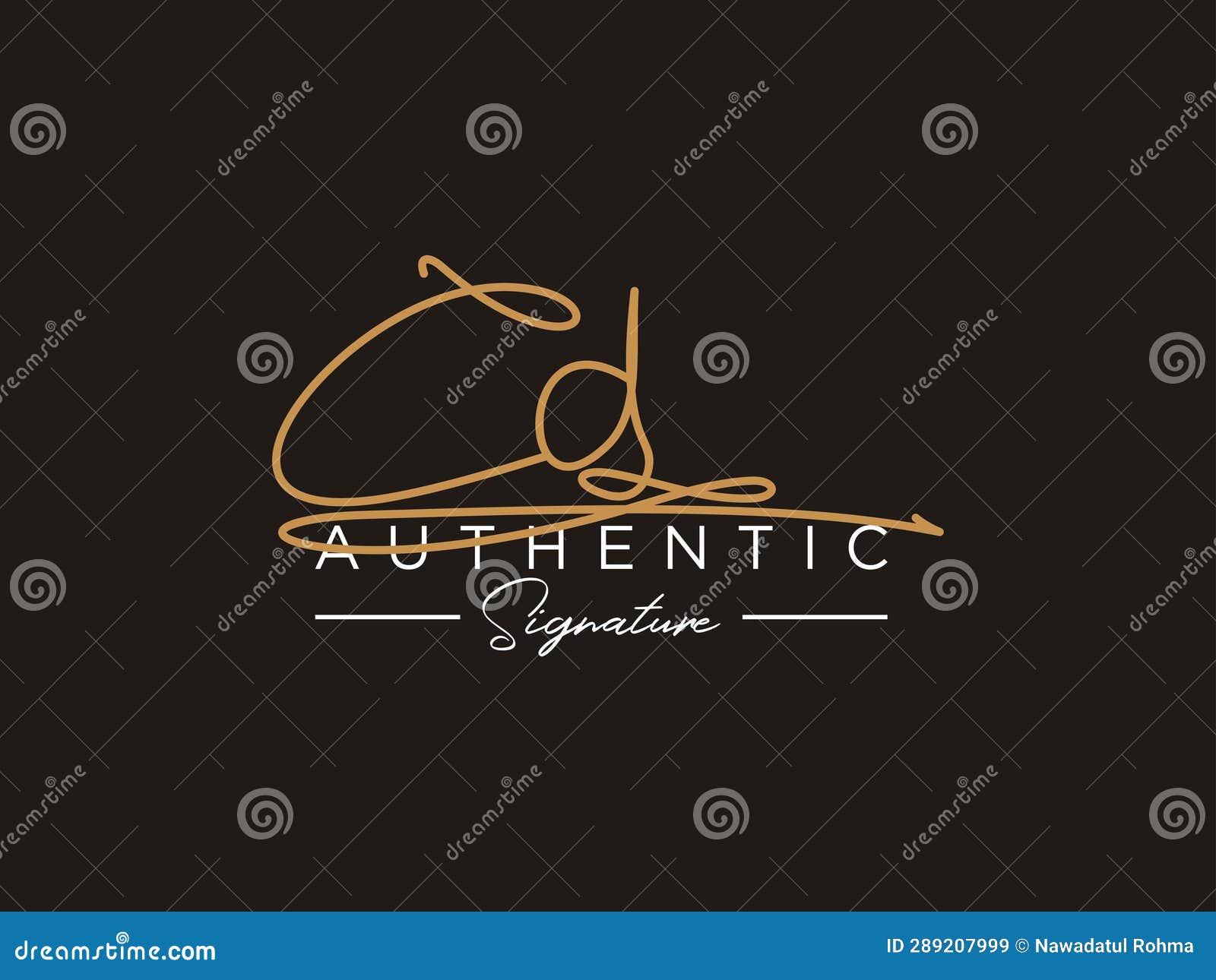 Letter CD Signature Logo Template Vector Stock Vector - Illustration of ...