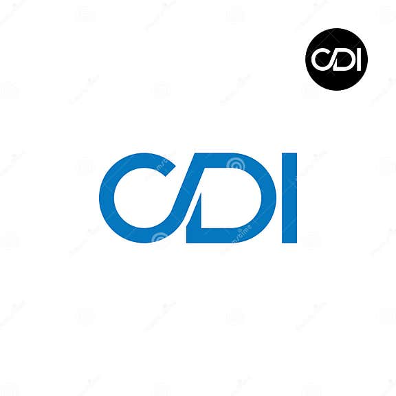 Letter CDI Monogram Logo Design Stock Illustration - Illustration of ...